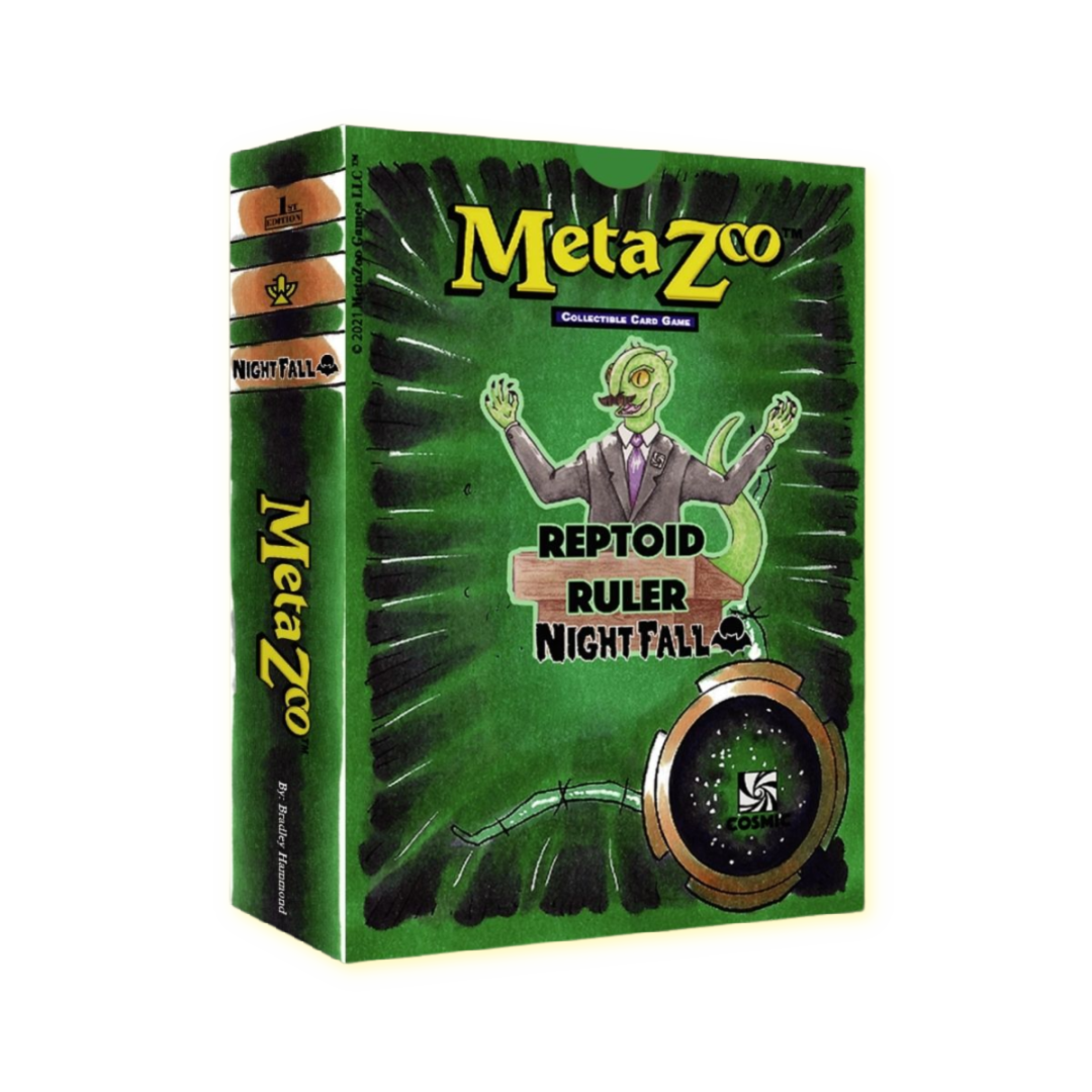 MetaZoo TCG: Nightfall 1st Ed. Theme Deck Reptoid Ruler – Keystone ...